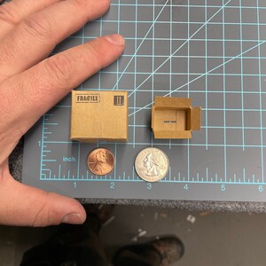 Printable Miniature Generic Boxes: Cube & Small Rectangular Action ...