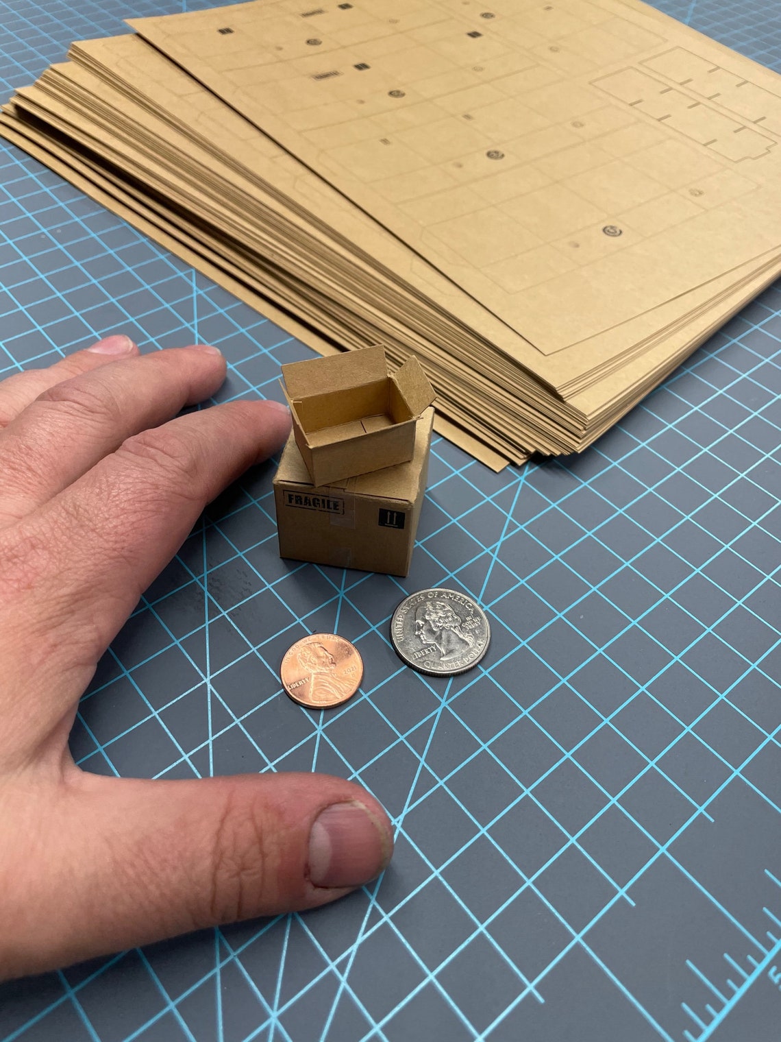 Printable Miniature Generic Boxes: Cube & Small Rectangular | Etsy