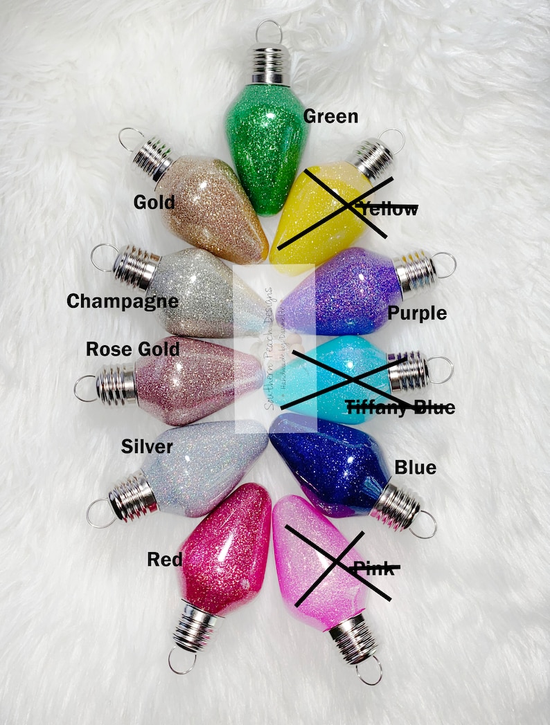 A Teacher’s Light - Christmas Ornament With Poem, Glitter Light Bulb ...