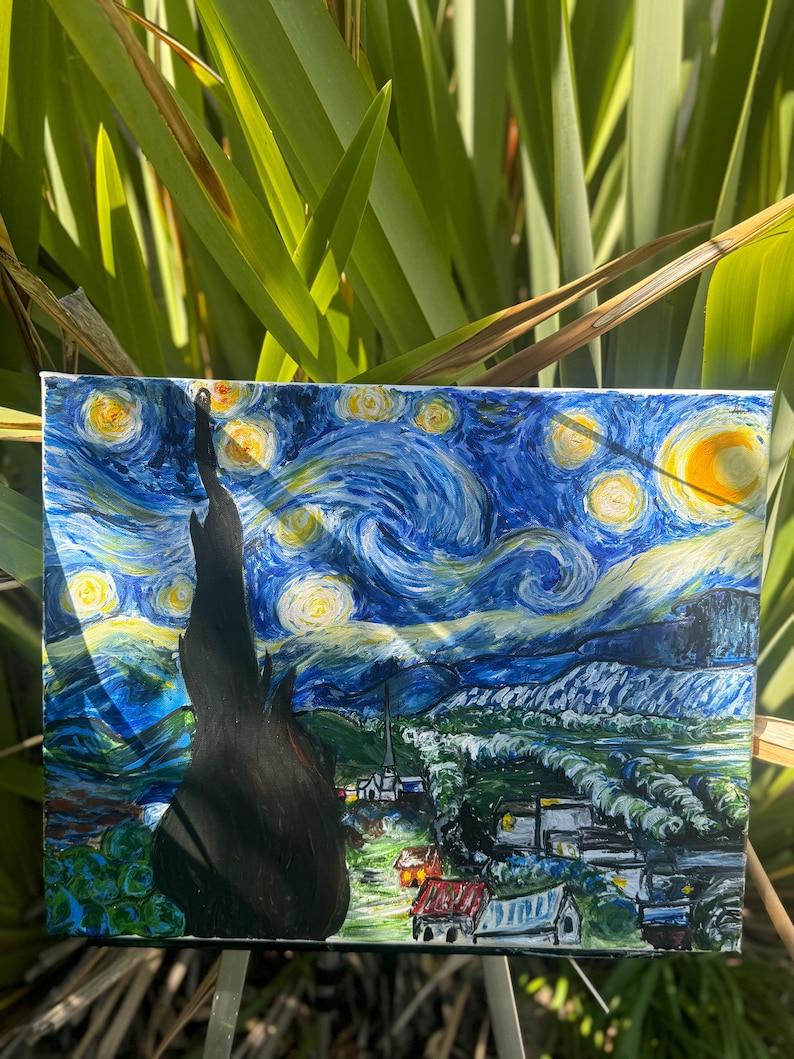 Van Gogh S Starry Night Painting - Etsy
