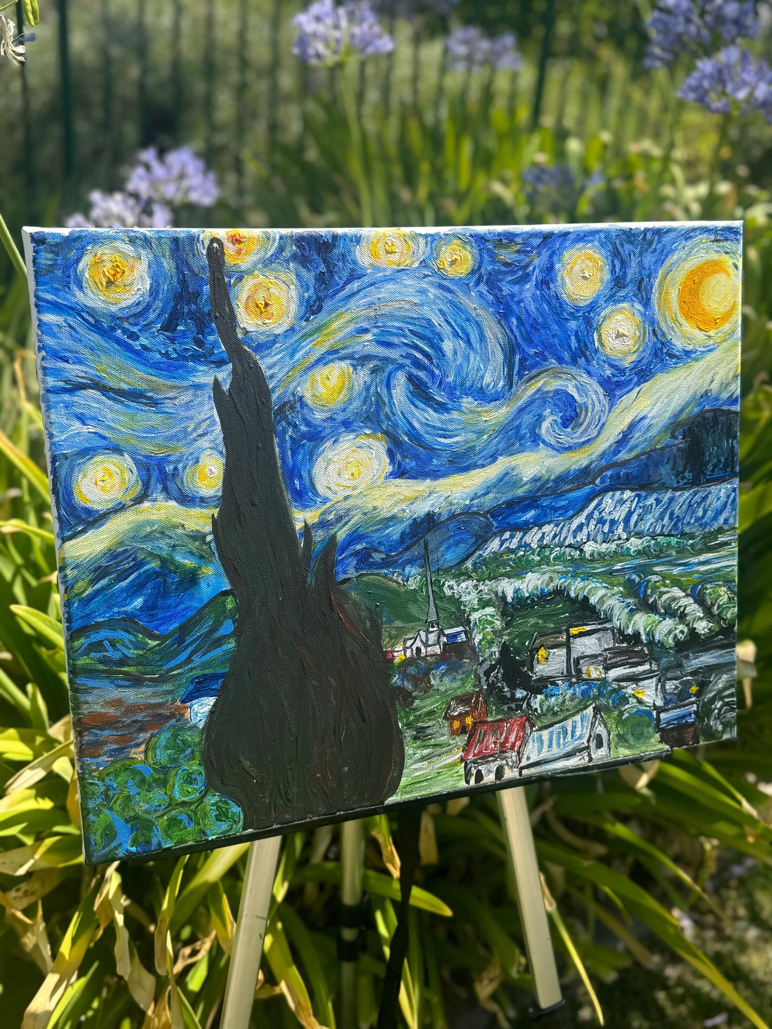 Van Gogh S Starry Night Painting - Etsy