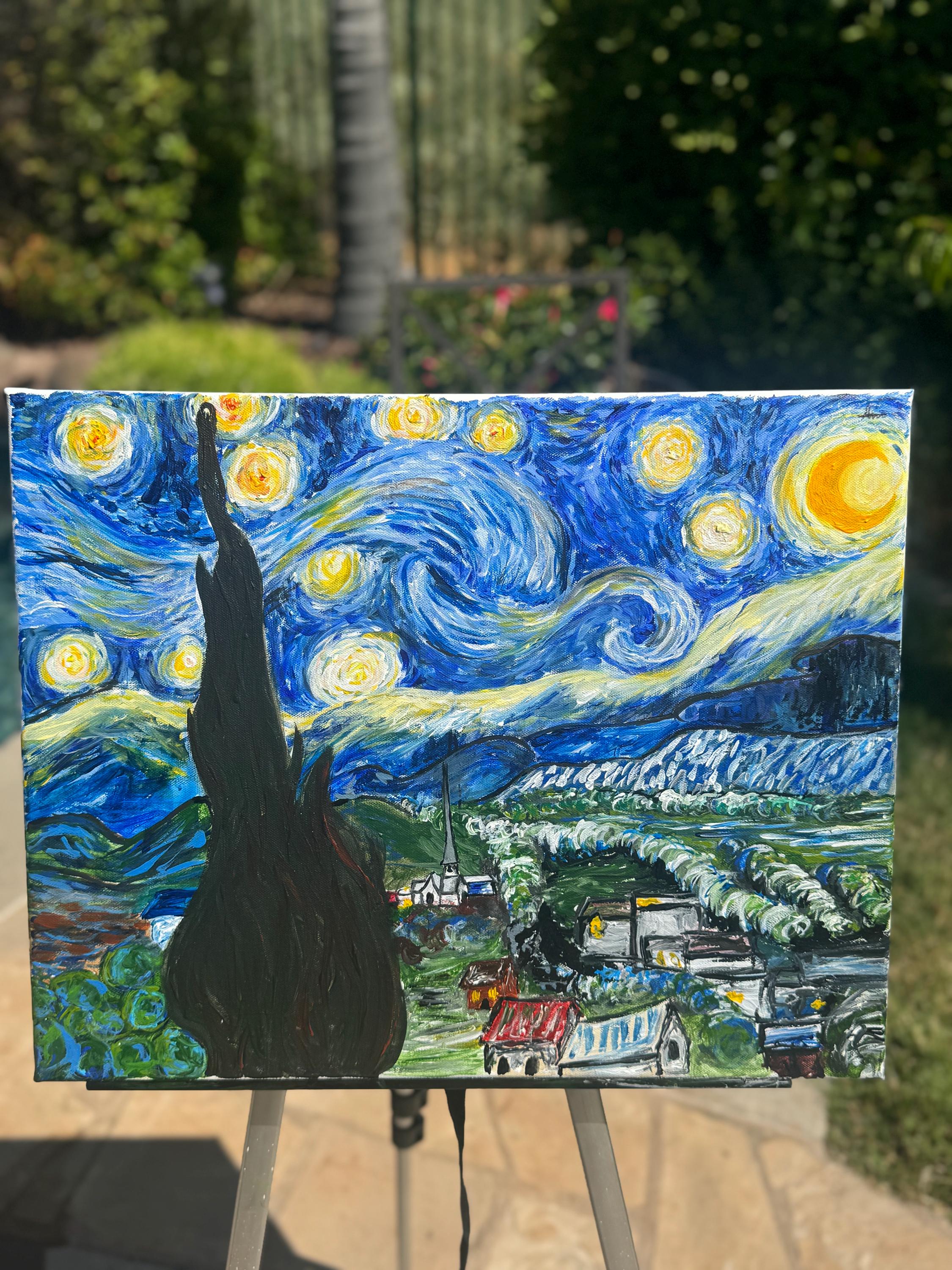 Van Gogh S Starry Night Painting - Etsy