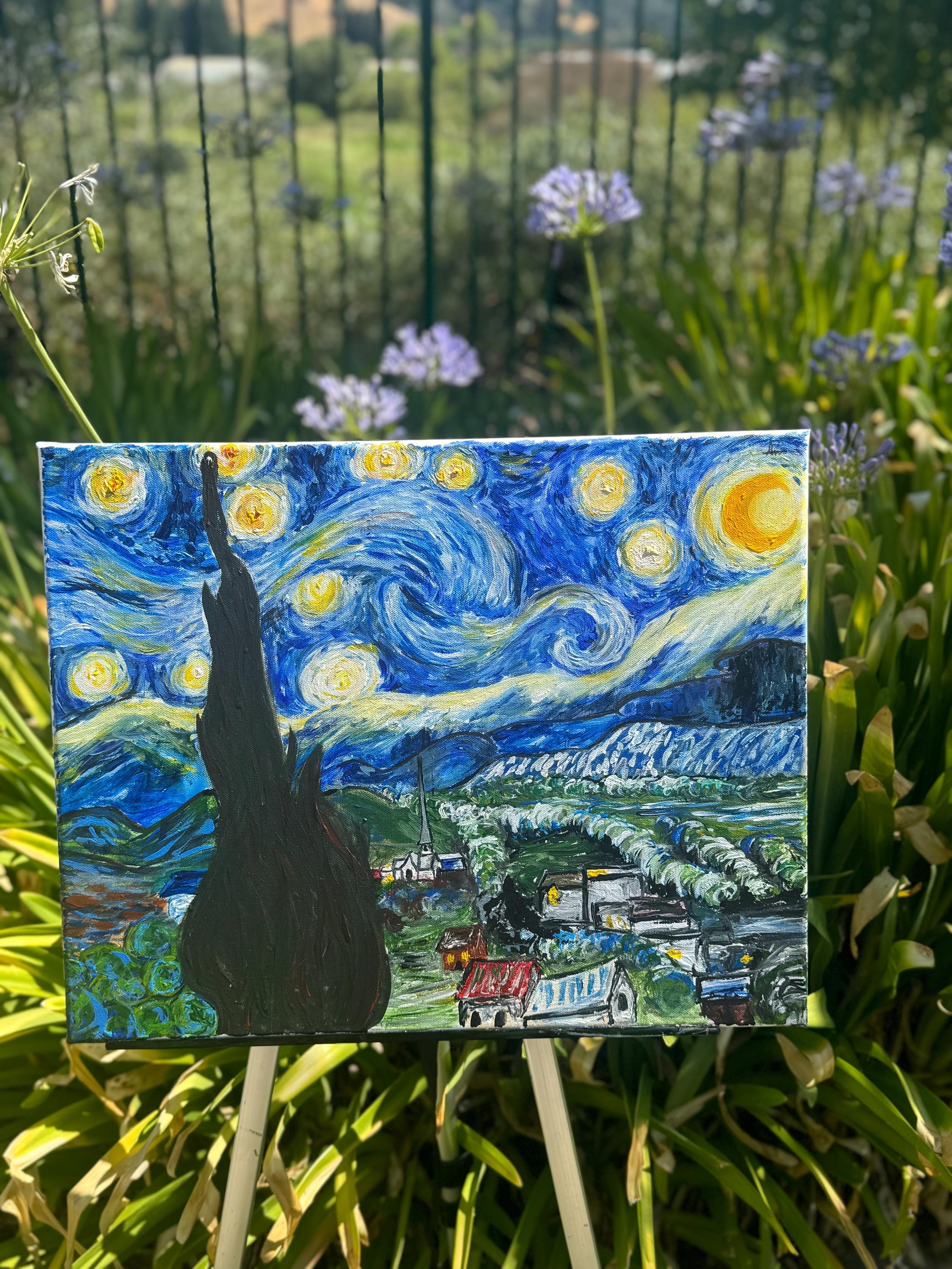 Van Gogh S Starry Night Painting - Etsy