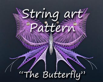 String art pattern The Lily Flower string art | Etsy