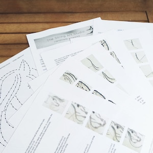 String Art Pattern & Instructions "horse" | String Art Template | String Art Pattern | String ...