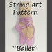 String Art Pattern & Instructions "balloon Hearts | String Art Patterns | String Art Template ...