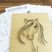 String Art Pattern & Instructions "horse" | String Art Template ...