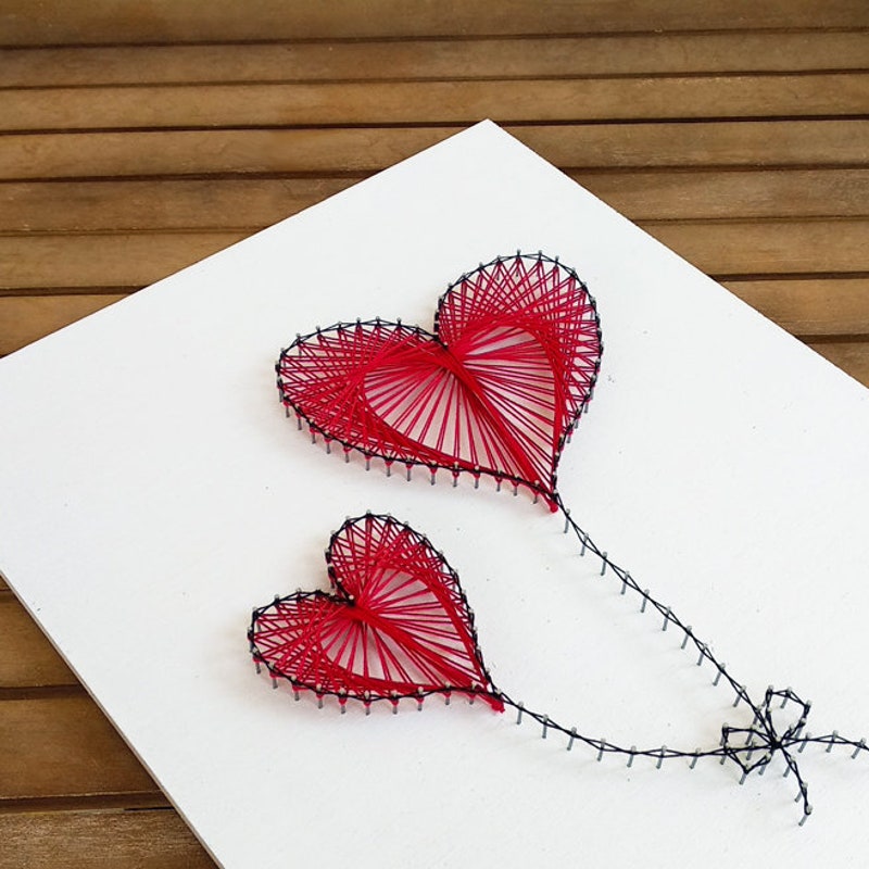 Heart String Art - Etsy