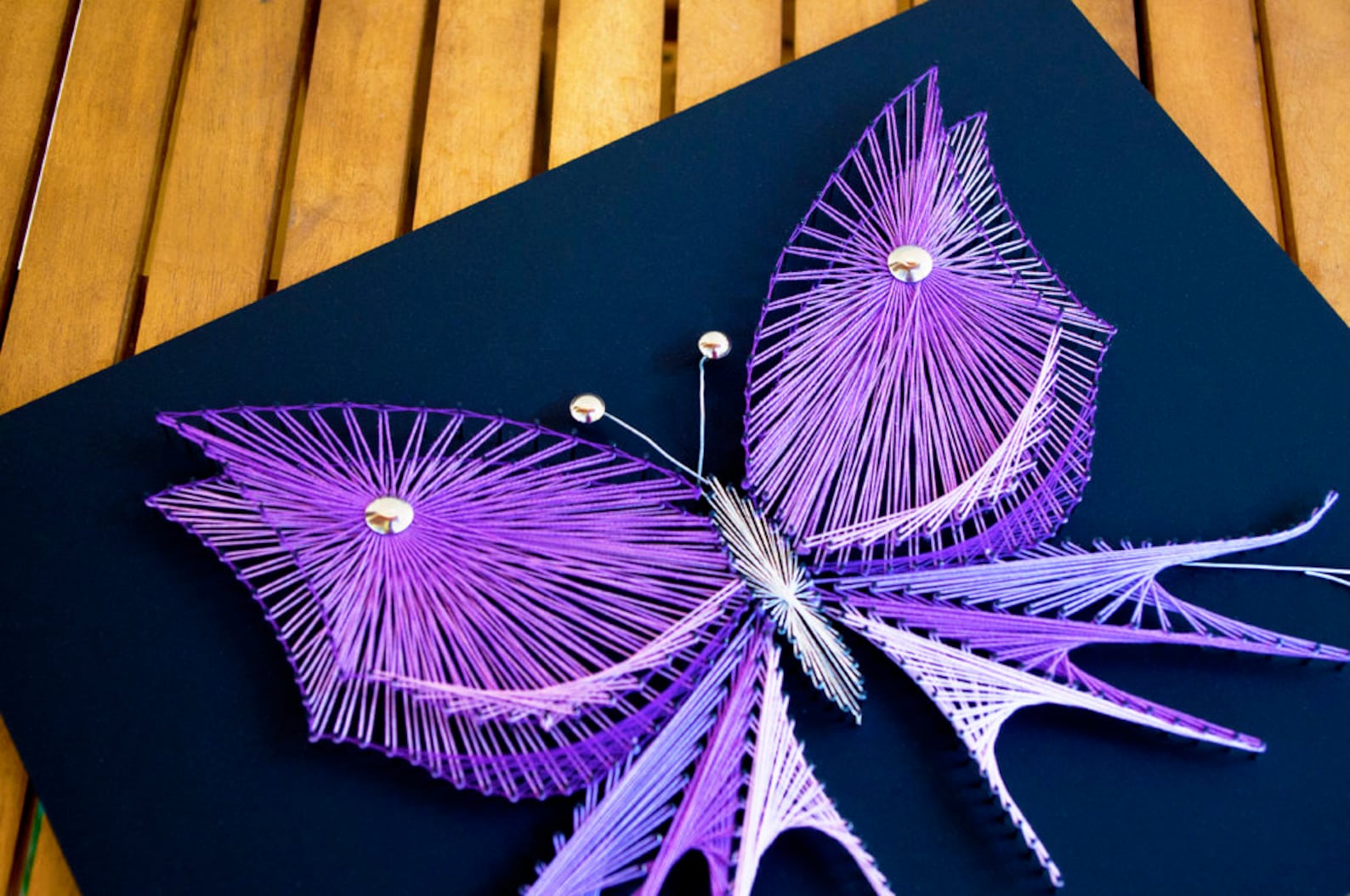 String Art Pattern butterfly String Art DIY - Etsy