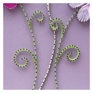 String Art Pattern & Instructions three Little Flowers String Art DIY ...