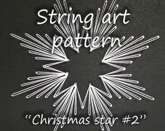 String Art Star Pattern - Etsy