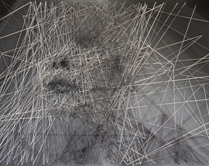 RESERVED FOR DAMON String Art rebirth Abstract String Art Shadow String ...