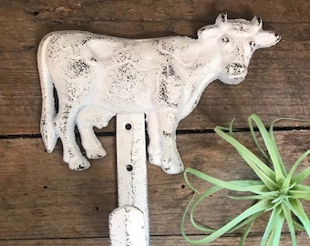Cattle Drive Wall Hook. Rustic Western Ranch Decor. Metal Wall Mounted ...