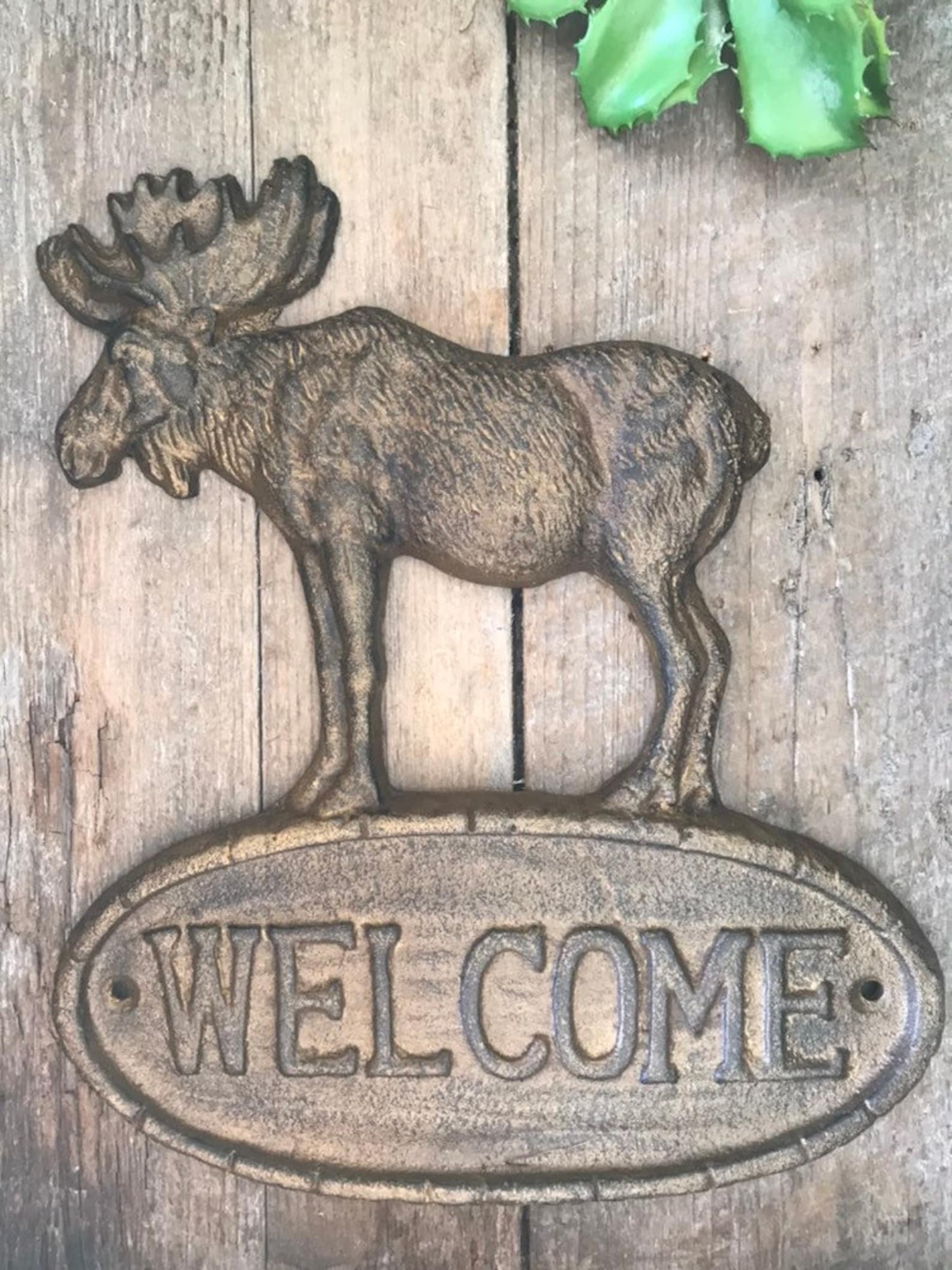Moose Welcome Sign for Your Lodge. Perfect for Cabins and - Etsy