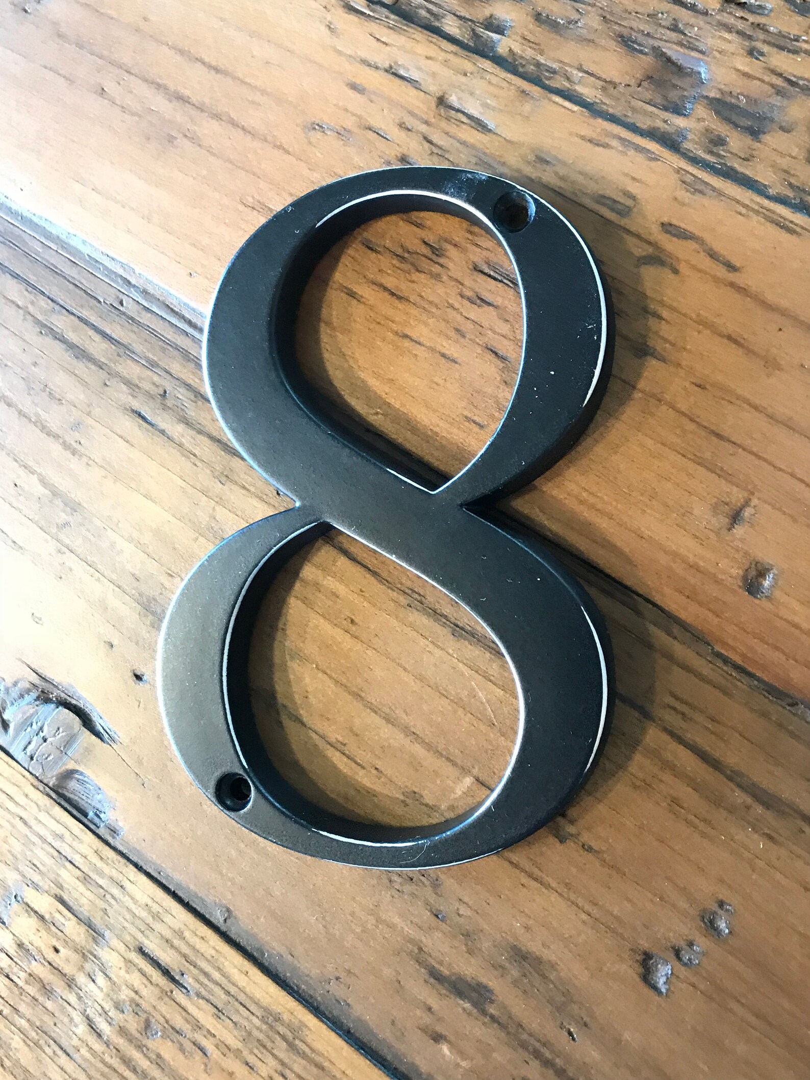 Black Metal Number 8. Not to Big Not to Small. Perfect for - Etsy