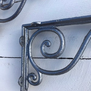 Iron Scroll Corner Bracket Made of Cast Iron - Etsy