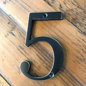 House Number 5. Perfect for a Mailbox Home Address or Work - Etsy