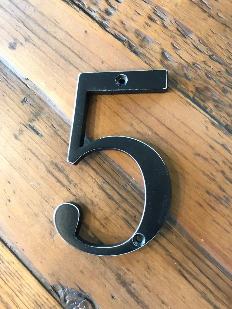 House Number 5. Perfect for a Mailbox Home Address or Work - Etsy