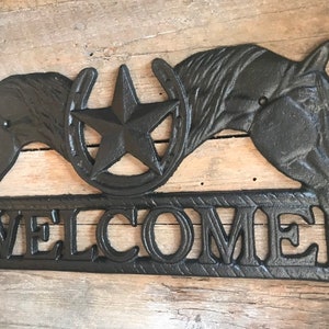 Wild Horses Welcome Sign - Etsy