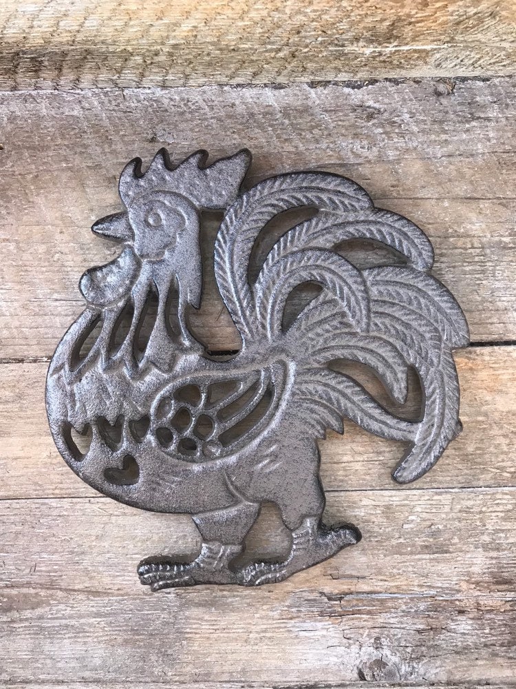 Trivets & Pot Holders Cookware French Farmhouse Trivet-Cast Iron ...
