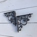 Small Rustic Bracket With Leaves - Etsy
