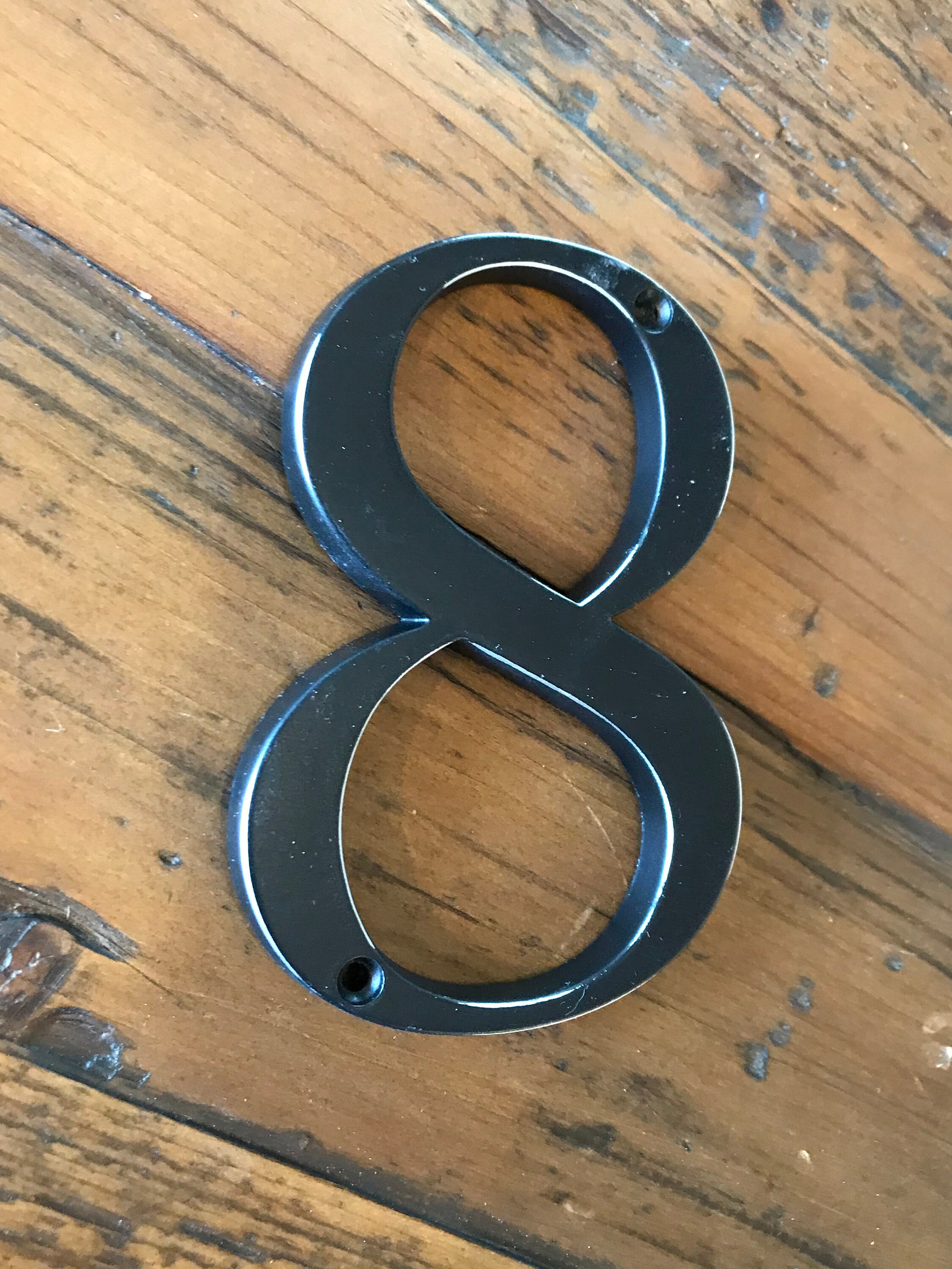 Black Metal Number 8. Not to Big Not to Small. Perfect for - Etsy