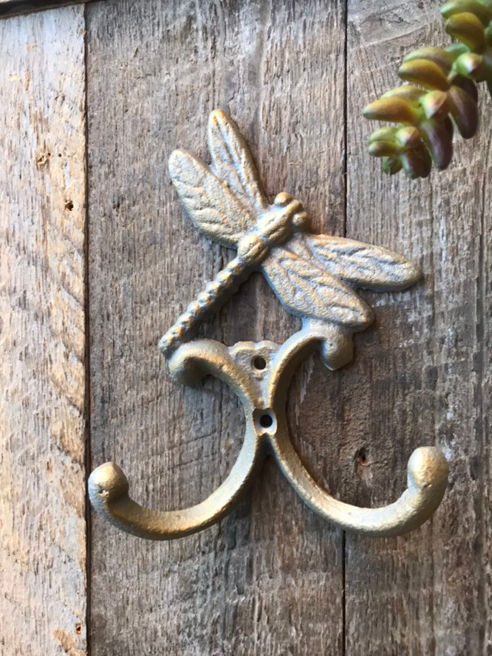 Iron Dragonfly Wall Hooks - Etsy