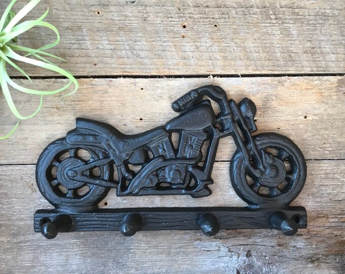 Black Motorcycle Key Hook - Etsy