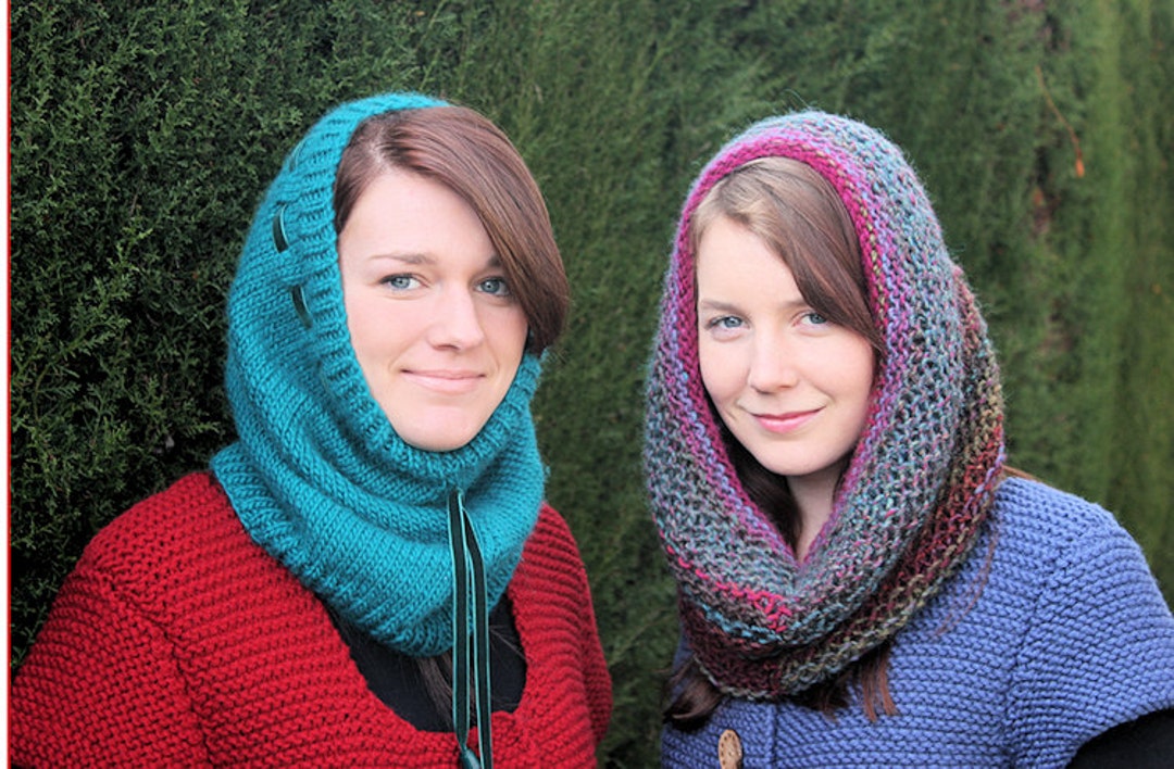 SNOOD - - 2 Styles in 12 Ply 2 Styles No 2811. Stocking St With Bands ...