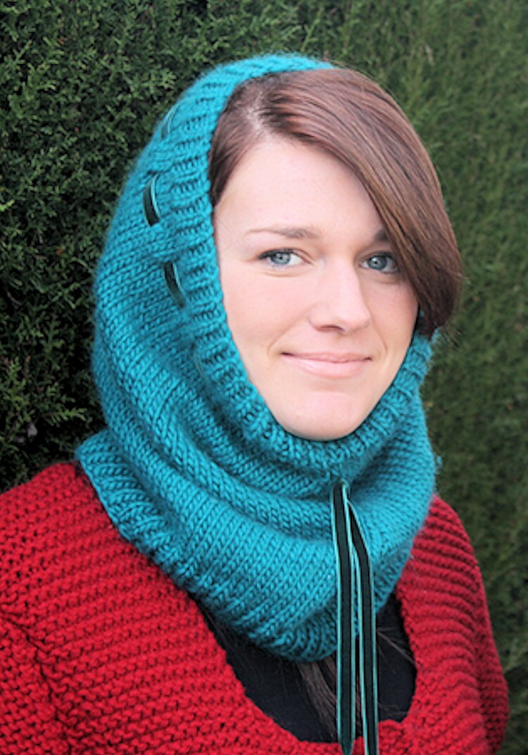 SNOOD - - 2 Styles in 12 Ply 2 Styles No 2811. Stocking St With Bands ...