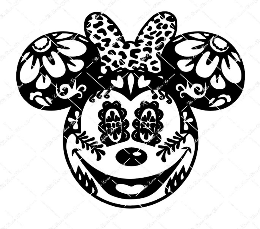 Minnie Mouse Sugar Skull Digital Download - Etsy