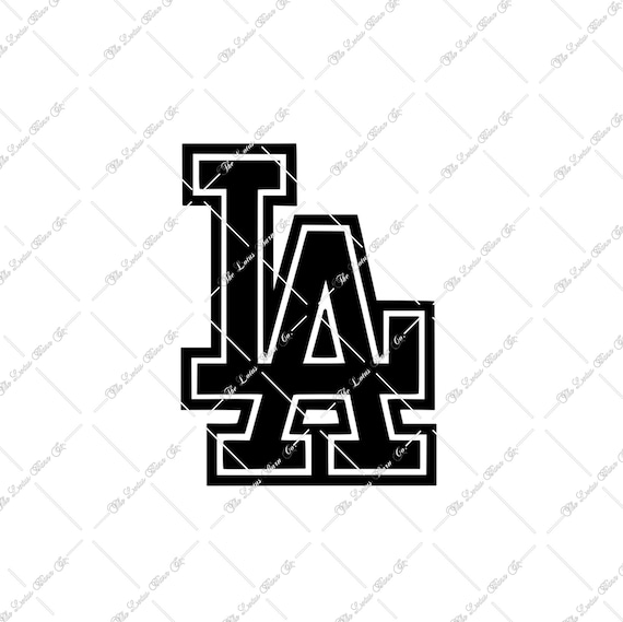 Los Angeles Dodgers Logo Outline