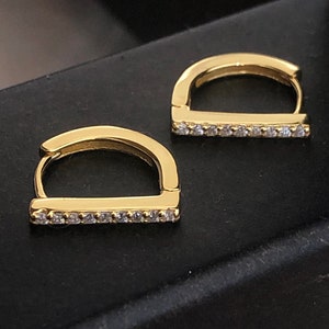 Evon- Line Earring, Simple Earring, Layering Earring, Gold Earring ...