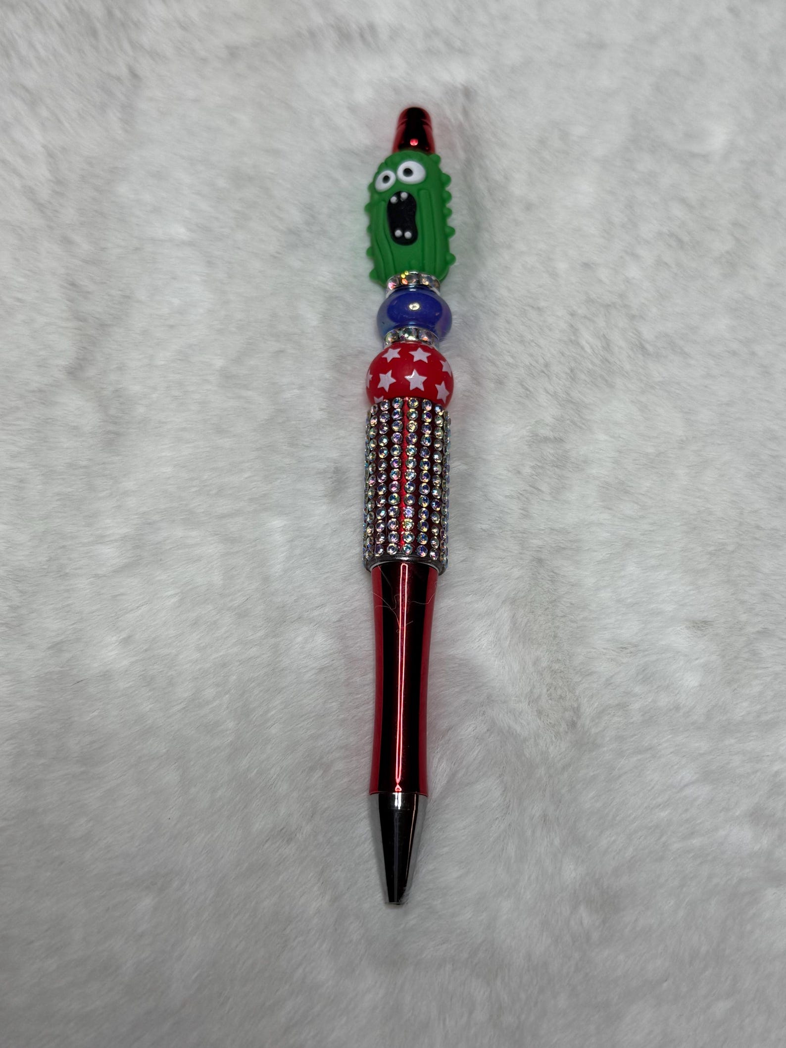 Funny Screaming PICKLE Beaded Pen . - Etsy