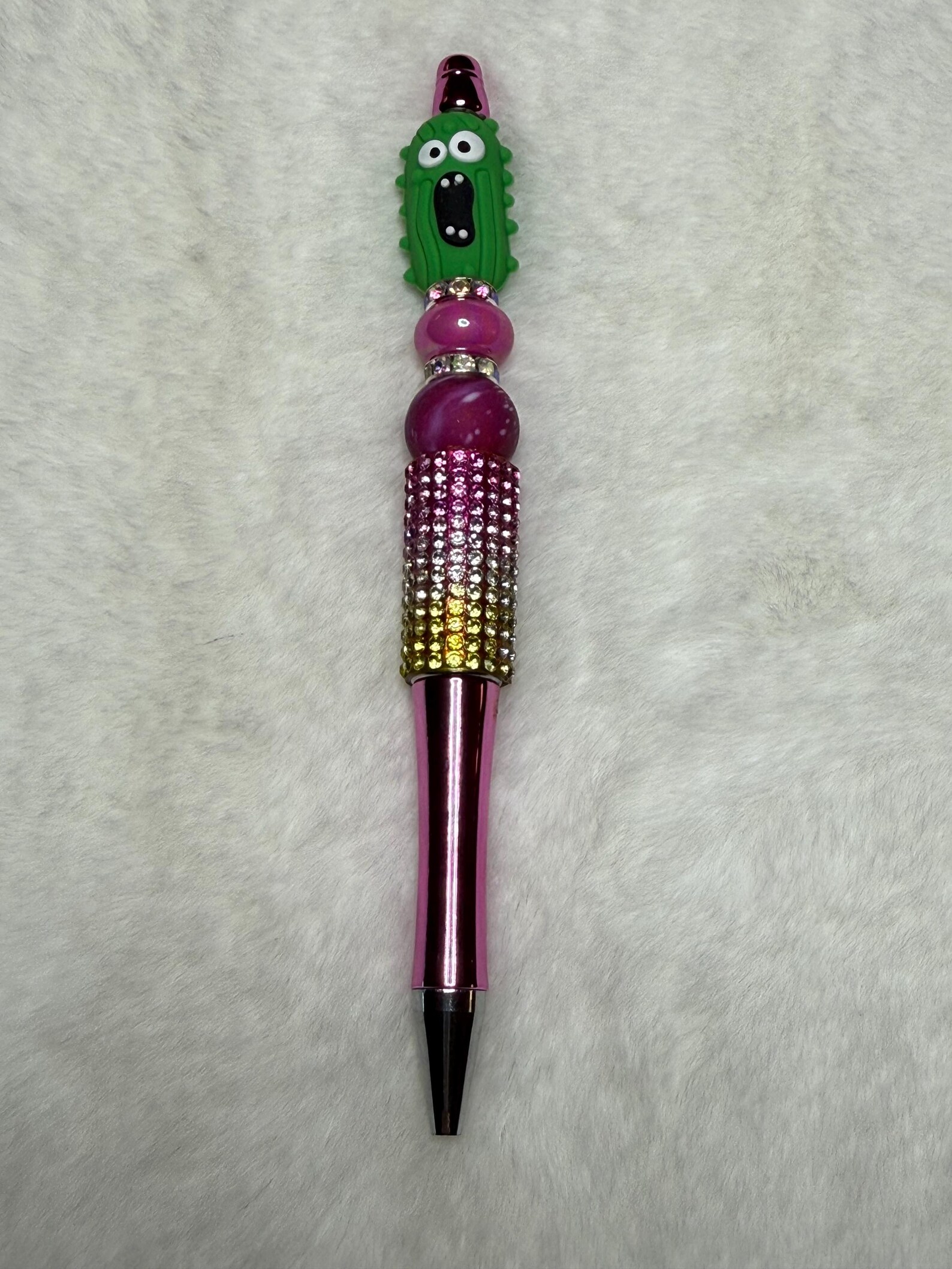 Funny Screaming PICKLE Beaded Pen . - Etsy
