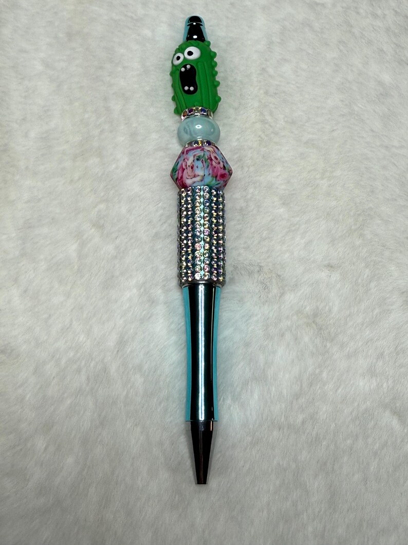 Funny Screaming PICKLE Beaded Pen . - Etsy