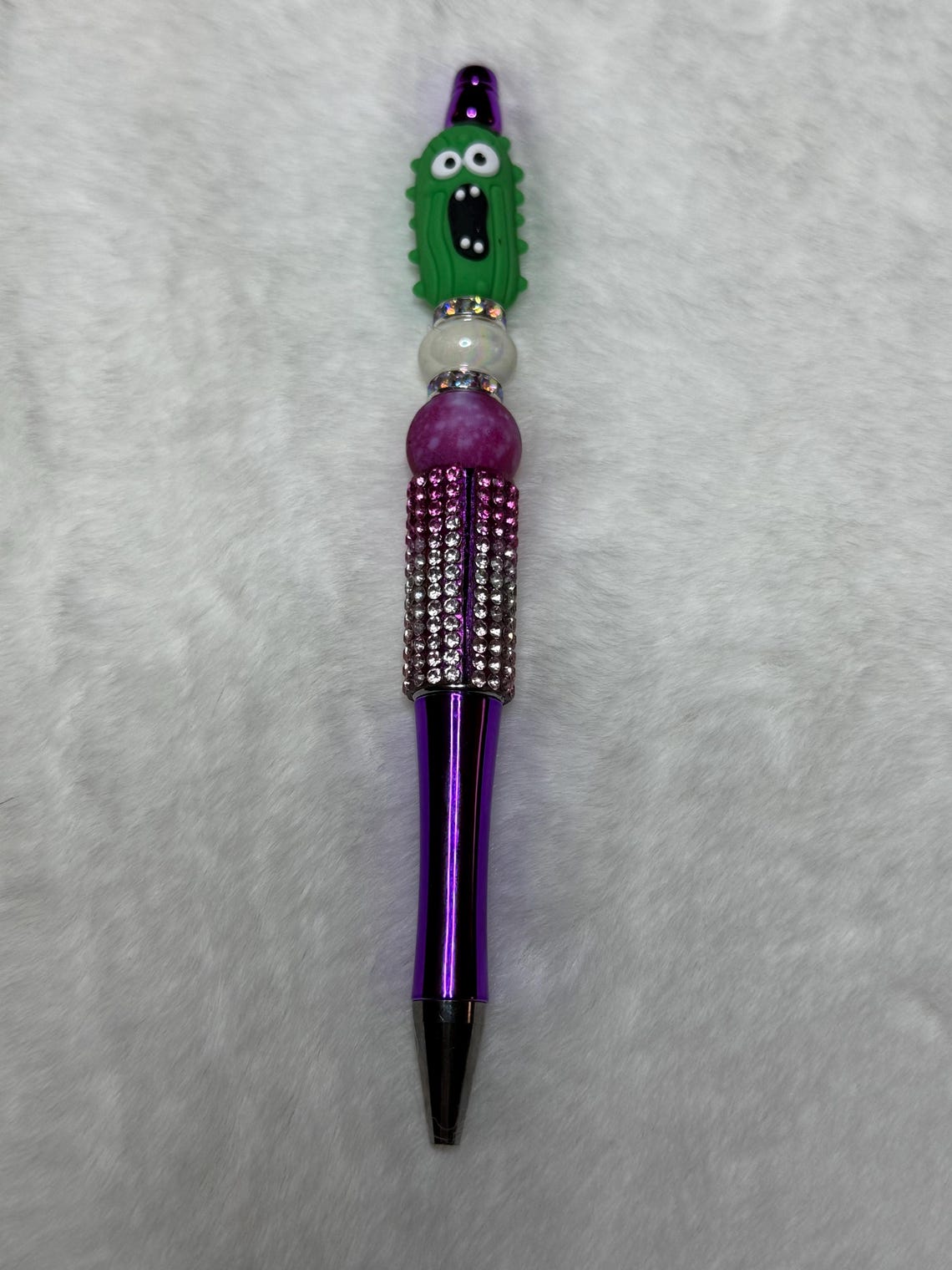Funny Screaming PICKLE Beaded Pen . - Etsy