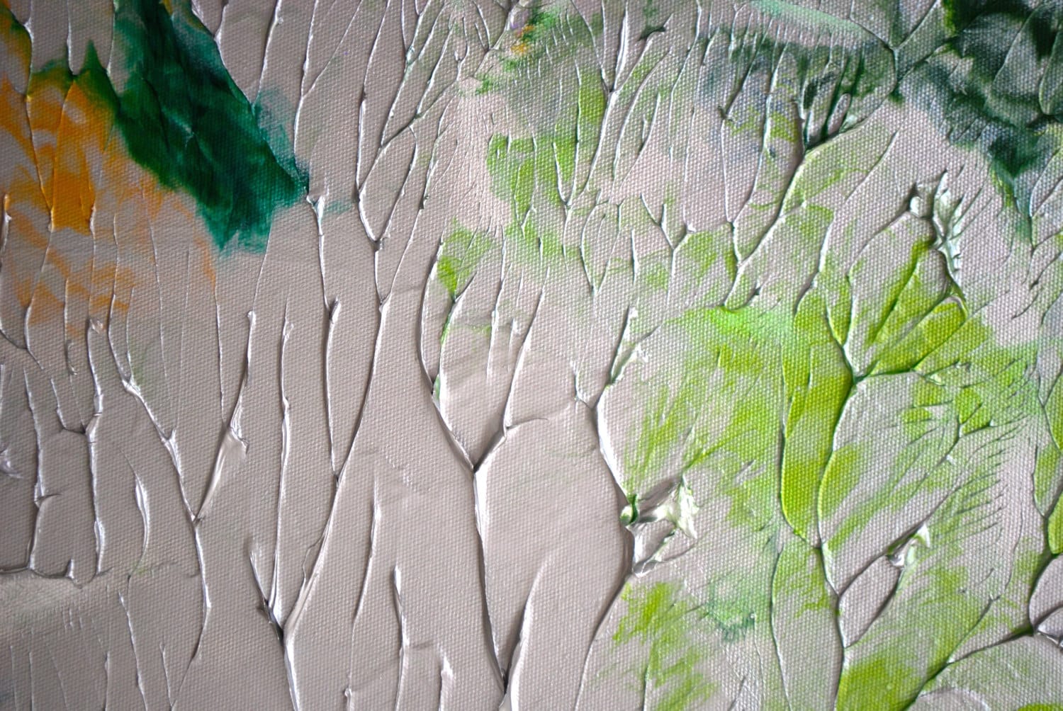 Arrival of Spring: Original Abstract Painting Round Painting - Etsy