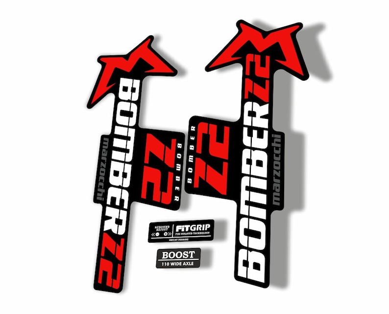 Marzocchi Bomber Z2 2020 Fork Suspension Sticker Decal Kit | Etsy