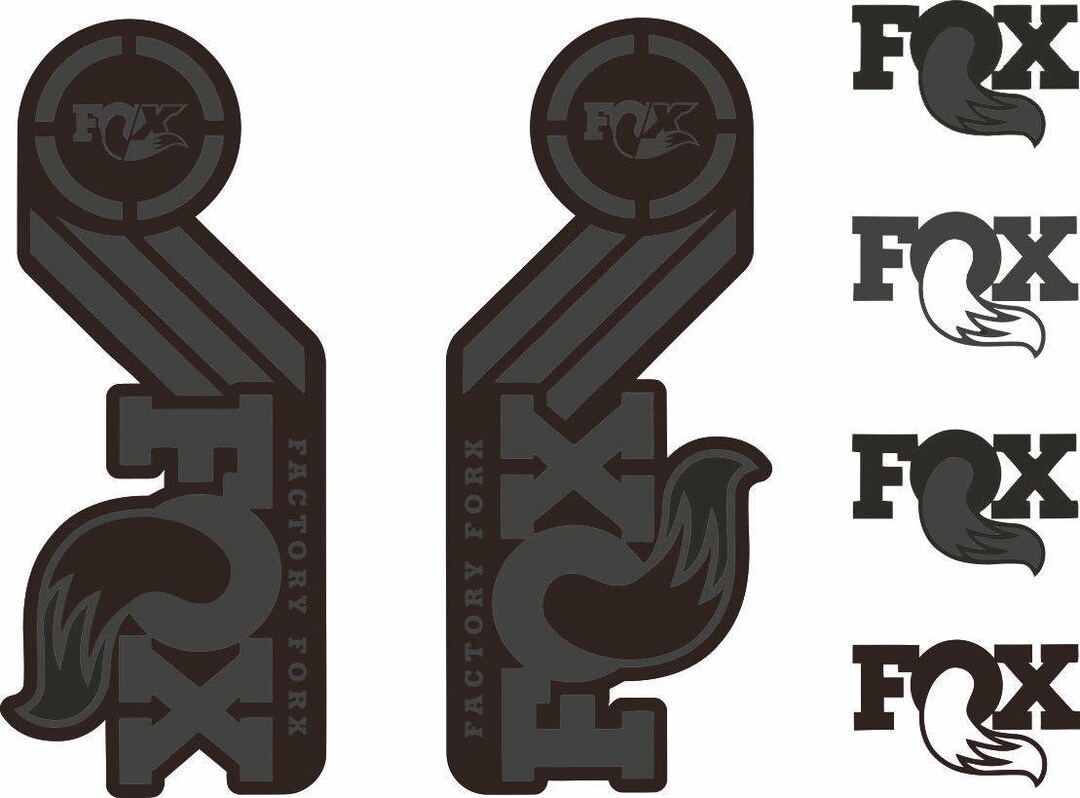 FOX Racing Shox AM Heritage Sticker Decal 2015 Kit Fork/shock Set ...