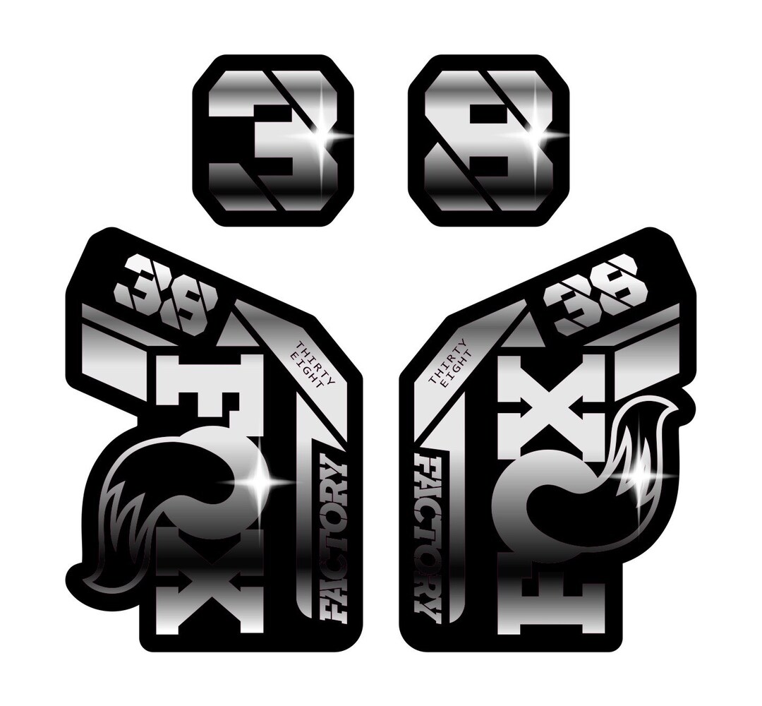 FOX 38 2021 Factory Forks Suspension Decals Sticker Set Adhesive ...