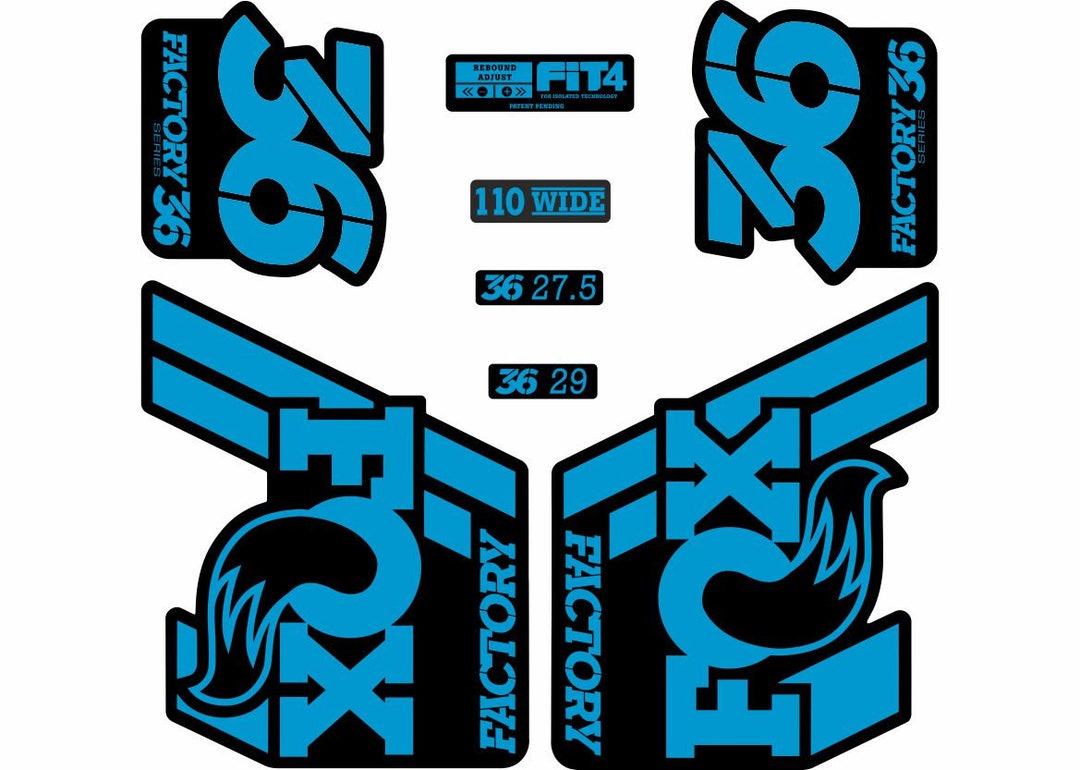 FOX 36 Float 2018-19 Forks Suspension Factory Decals Sticker Adhesive ...