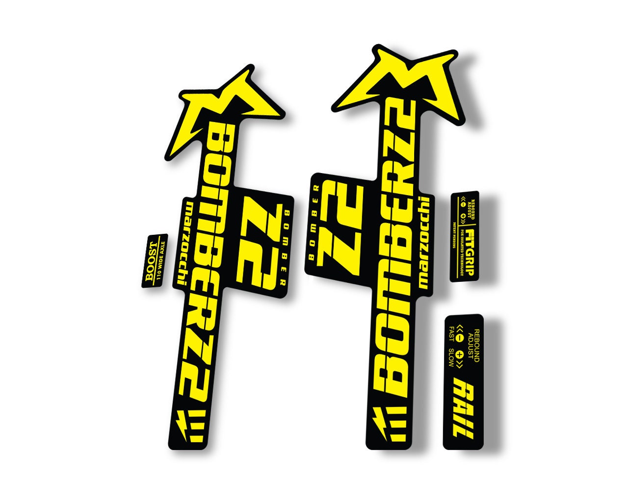 Marzocchi Bomber Z1 Freeride Stickers