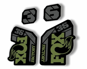 FOX 38 2021 Factory Forks Suspension Decals Sticker Set | Etsy