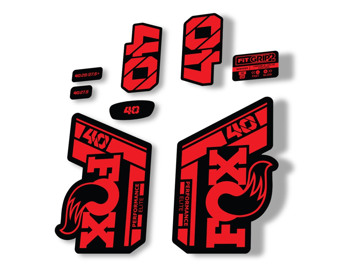 FOX 40 2021 Performance Elite Forks Aufhängung Decals - Etsy.de