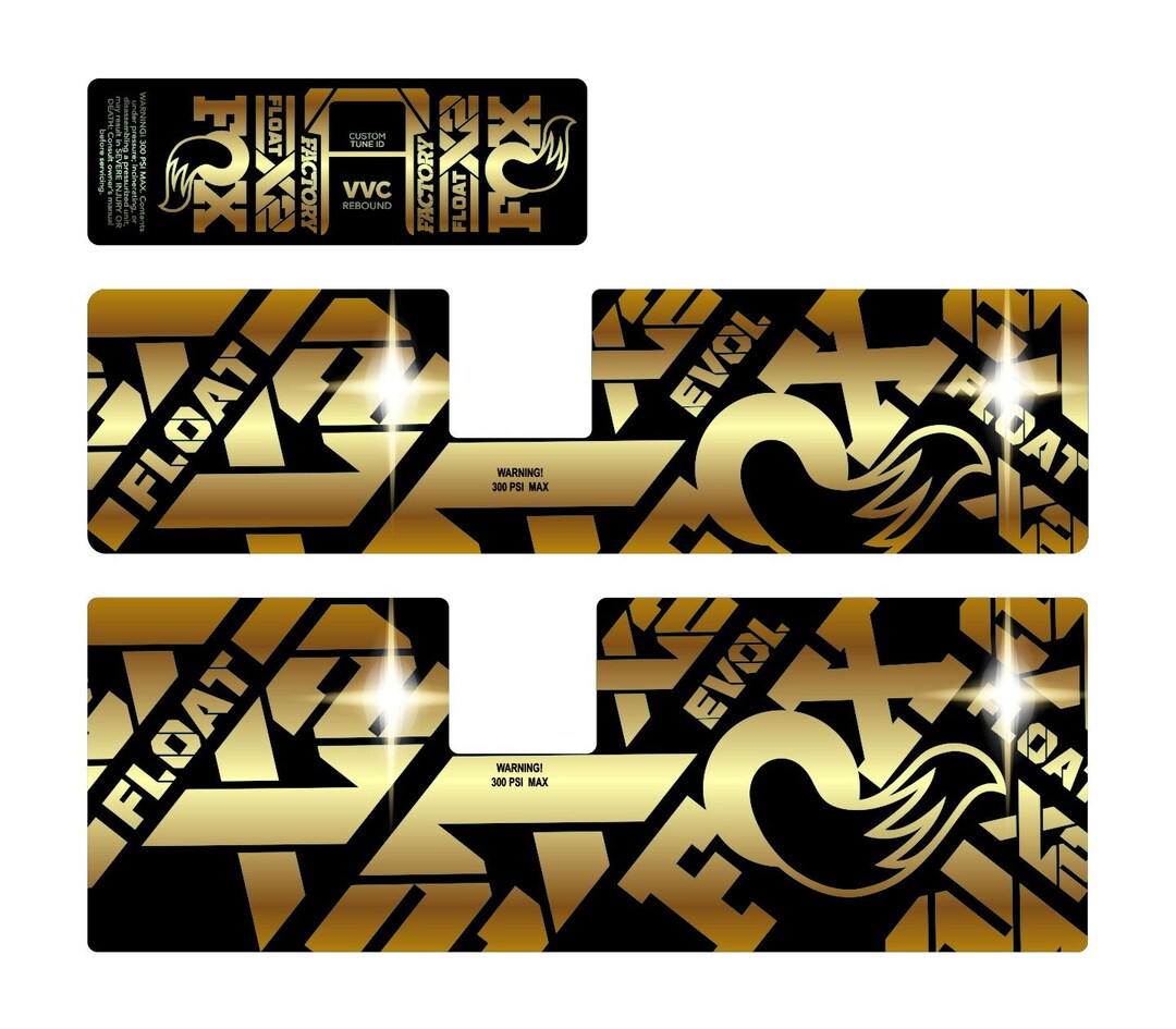 FOX Float X2 2021 Full Set Rear Shock Suspension Sticker Factory Decal ...