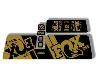 FOX Float X2 2021 Rear Shock Suspension Sticker Factory Decal | Etsy