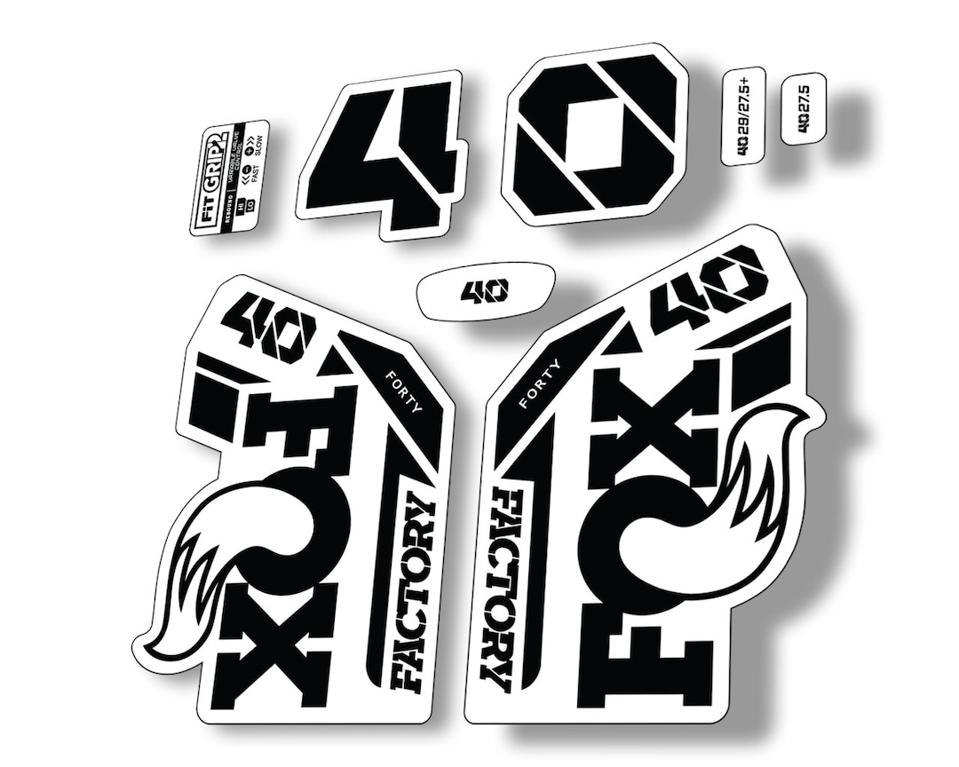 FOX 40 2021 Factory Forks Suspension Decals Sticker Set - Etsy