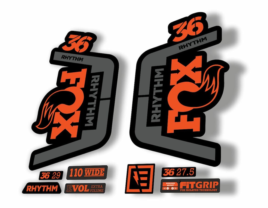 FOX 36 RHYTHM 2019 Fork Suspension Factory Decal Sticker Set - Etsy