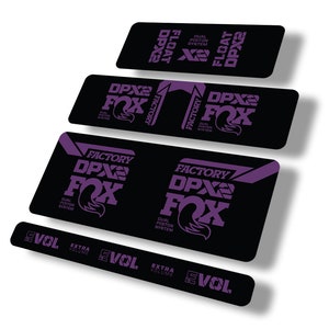 Fox Float DPX2 2021 Factory Rear Shock Suspension Sticker - Etsy